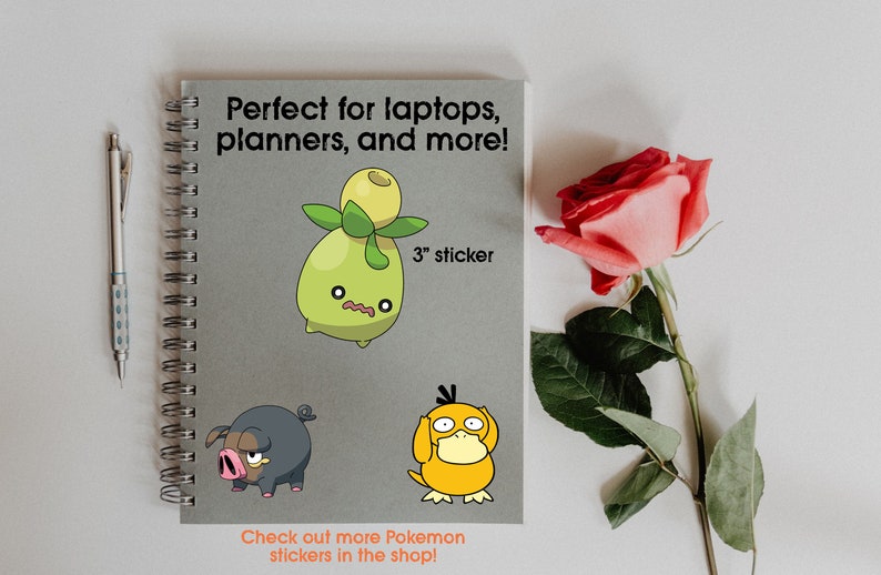 Pokemon Smolive Sticker Olive Pokemon - Etsy