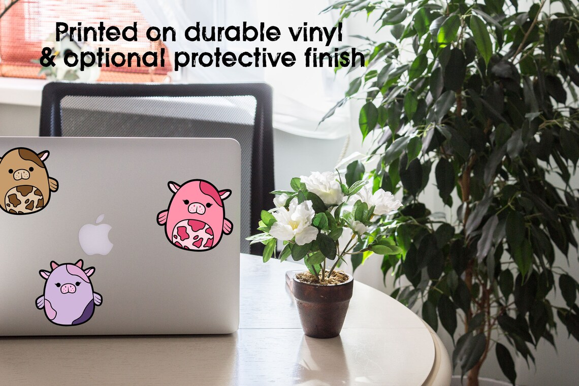 Squishmallow Sticker Pack | Sea Cow Collection - Etsy
