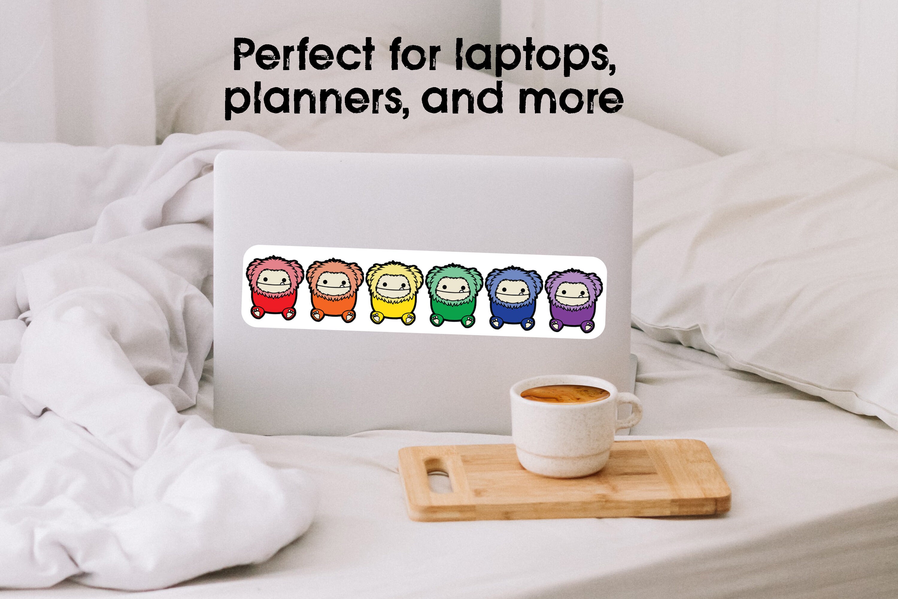 Squishmallow Sticker Pack | Rainbow Benny the Bigfoot - Etsy