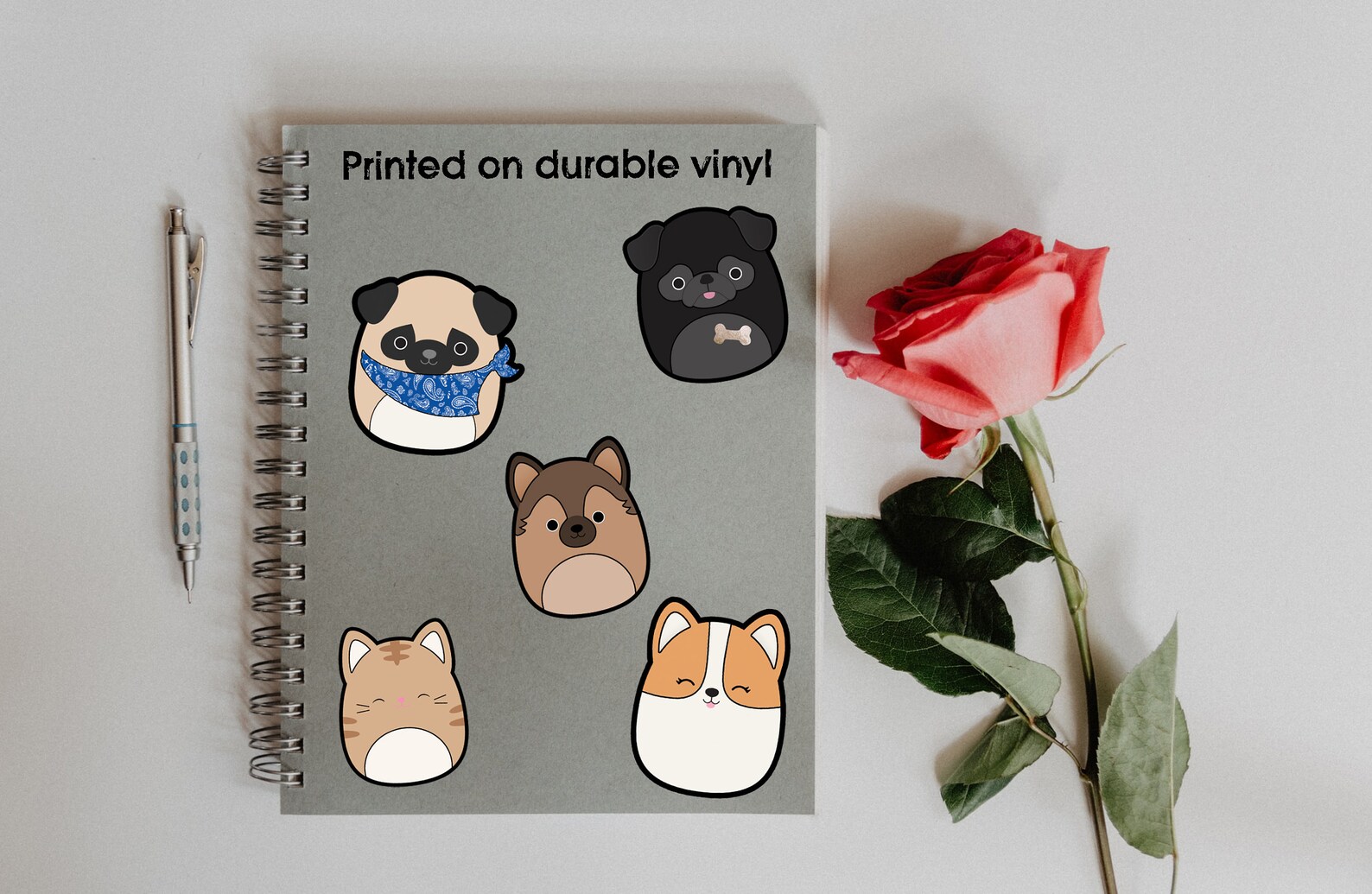 Squishmallow Sticker Pack | Cats & Dogs - Etsy