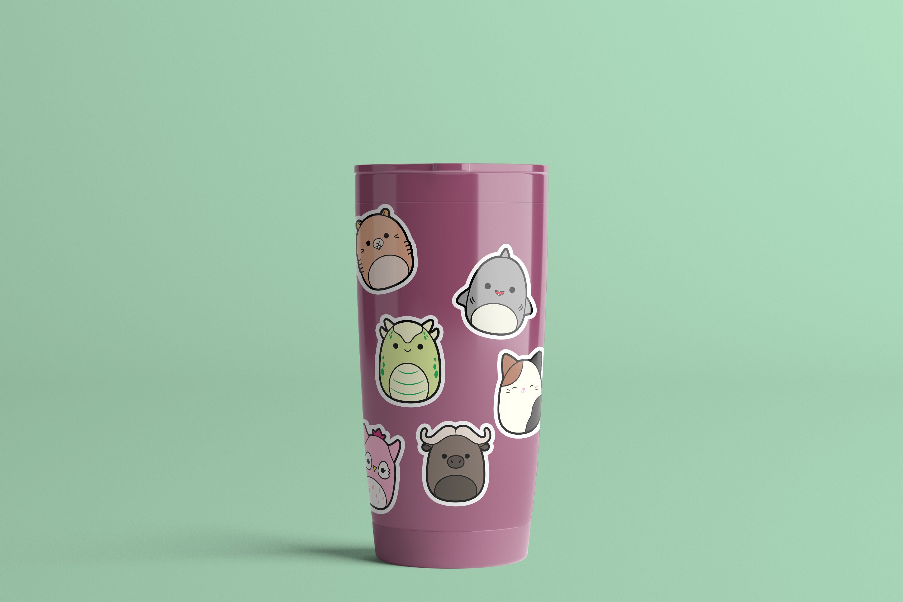 Squishmallow Sticker Pack Random Animals Collection - Etsy