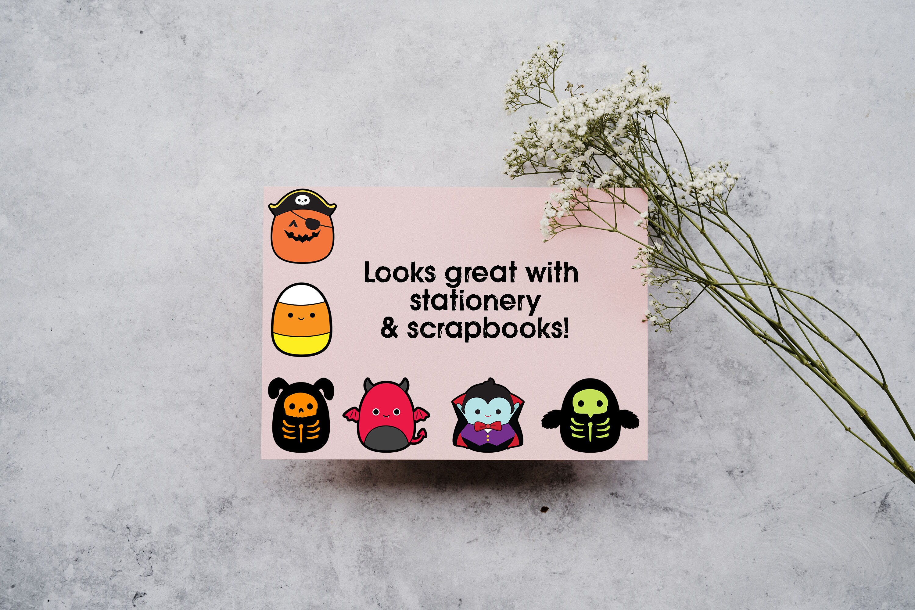 Squishmallow Sticker Pack | Halloween Collections - Etsy