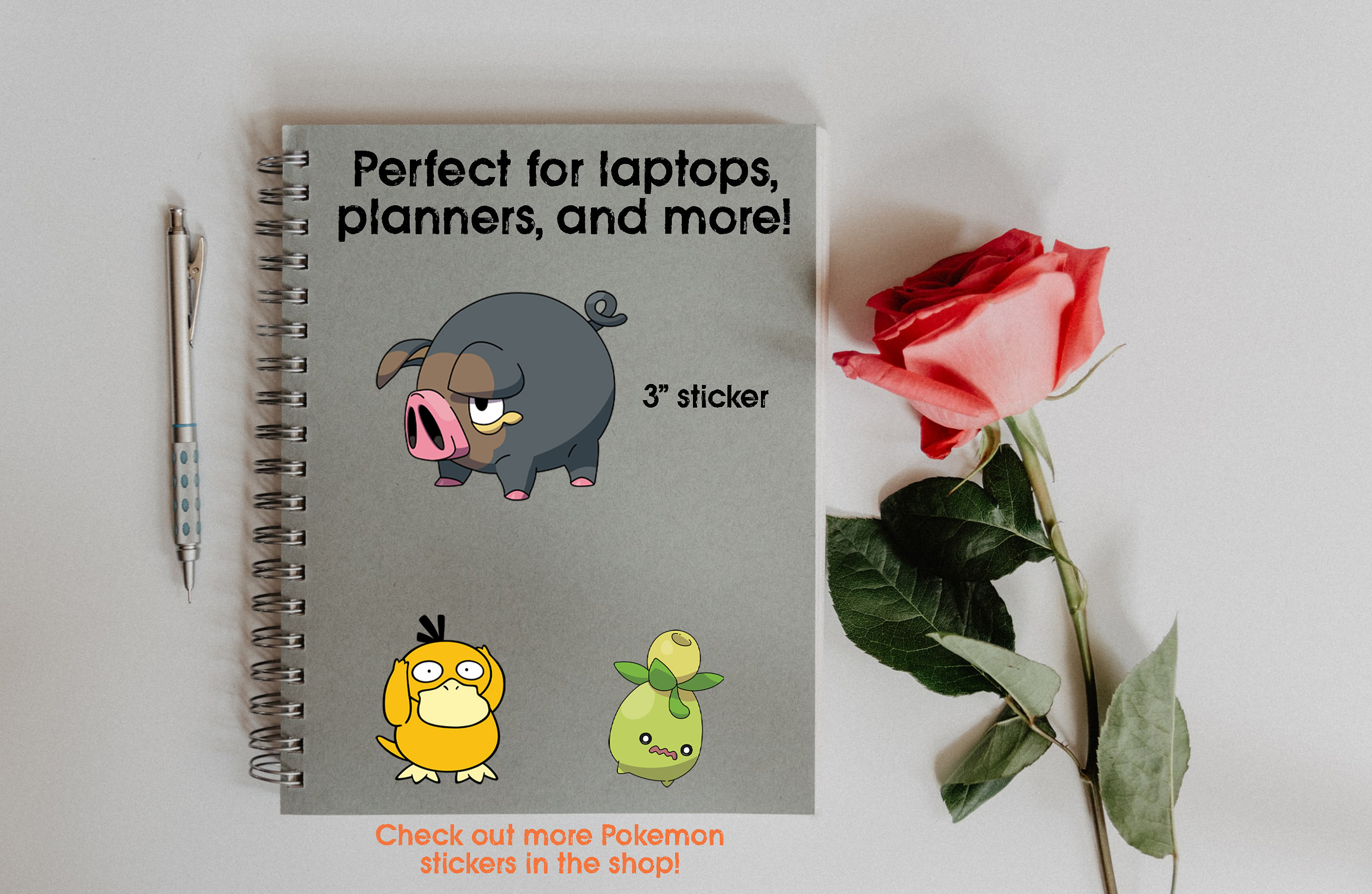 Pokemon Lechonk Sticker Pig Pokemon - Etsy