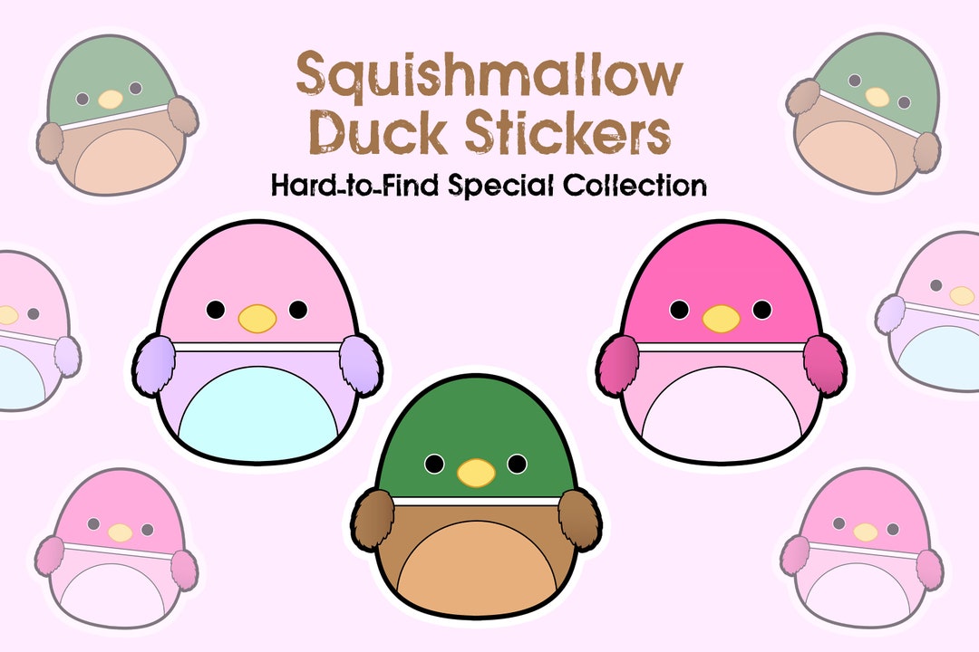 Squishmallow Sticker Pack | Ducks Special Collection - Etsy