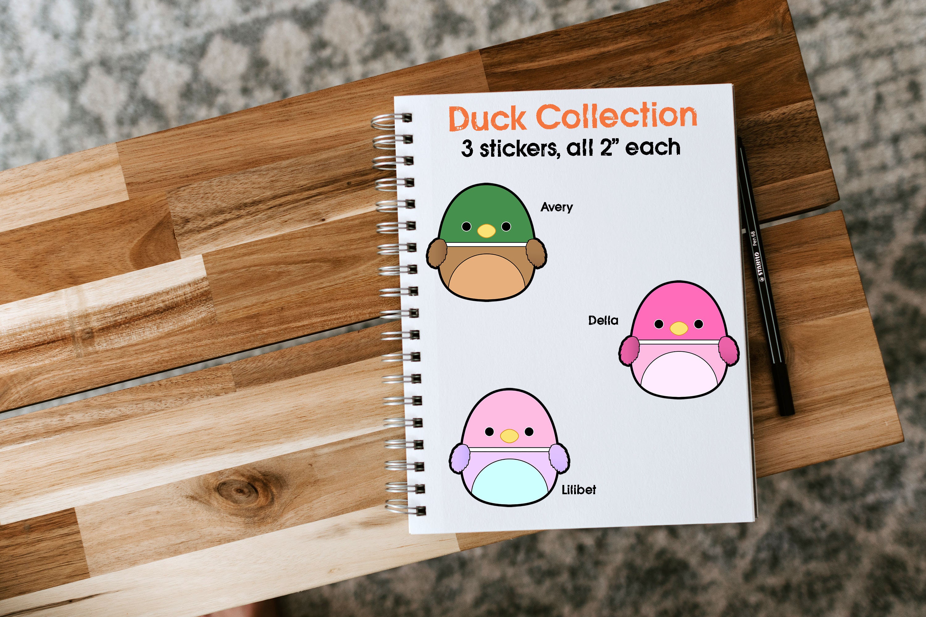 Squishmallow Sticker Pack | Ducks Special Collection - Etsy