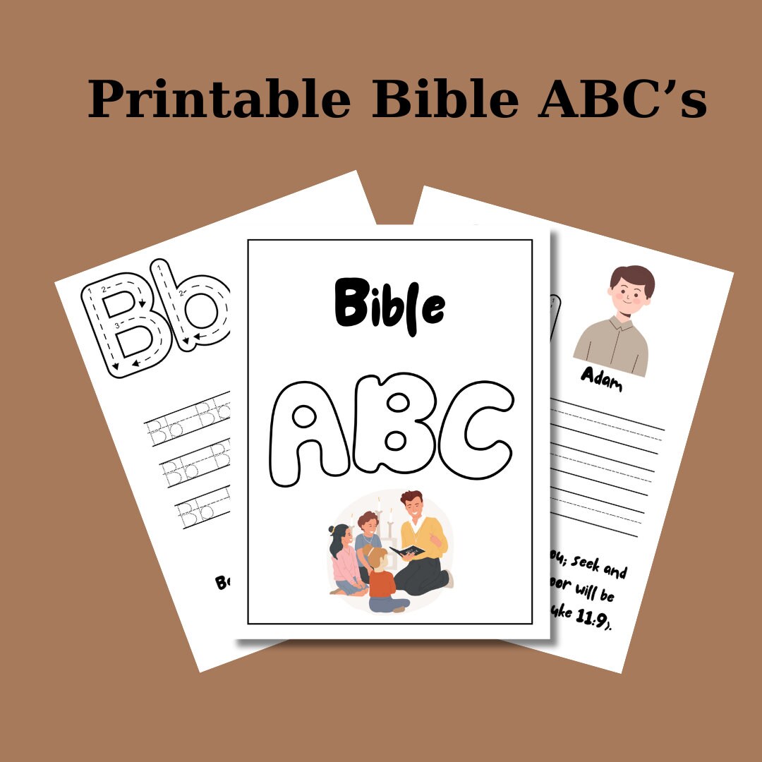 Bible Abcs for Kids - Etsy