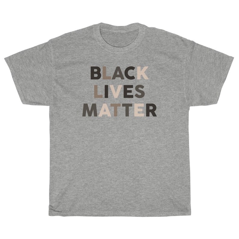 Black Lives Matter T-shirt 2 Colors BLM Tshirt Justice - Etsy