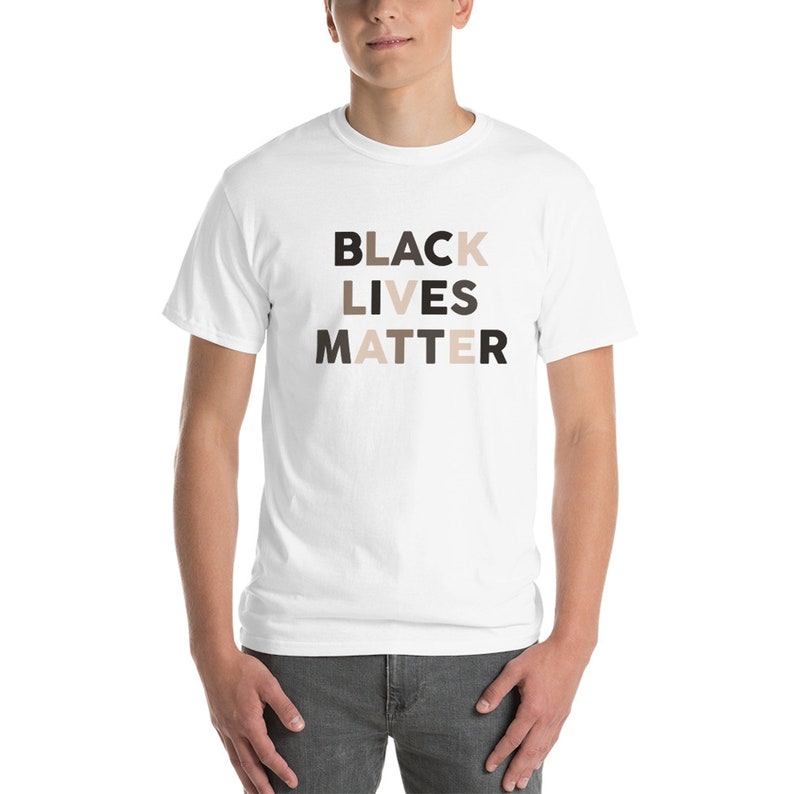 Black Lives Matter T-shirt 2 Colors BLM Tshirt Justice - Etsy