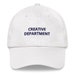 Creative Department Embroidery Dat Hat, Unisex 4 Colors Simple Design ...
