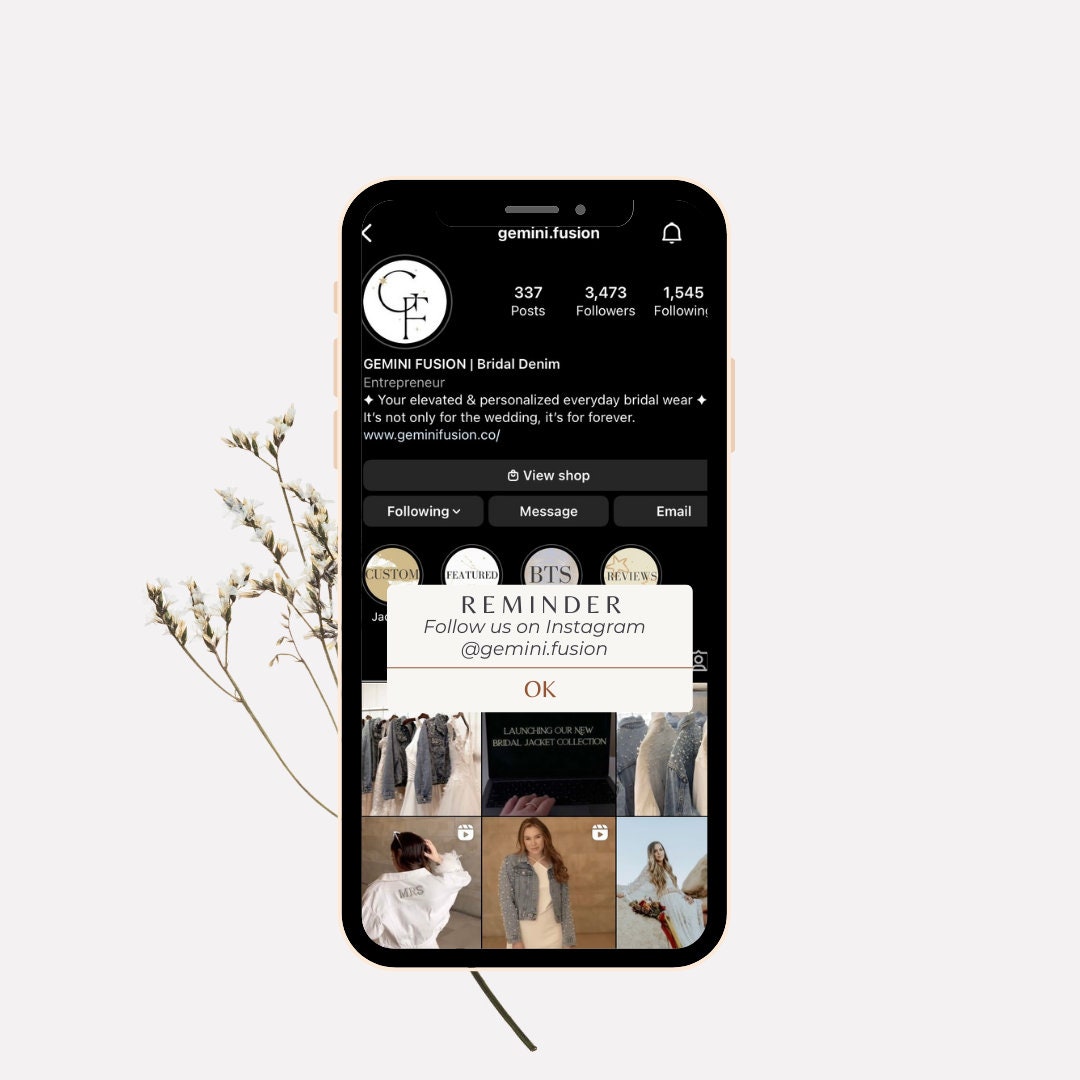 PERSONALIZED Black Denim Statement Denim Bridal Jacket - Etsy