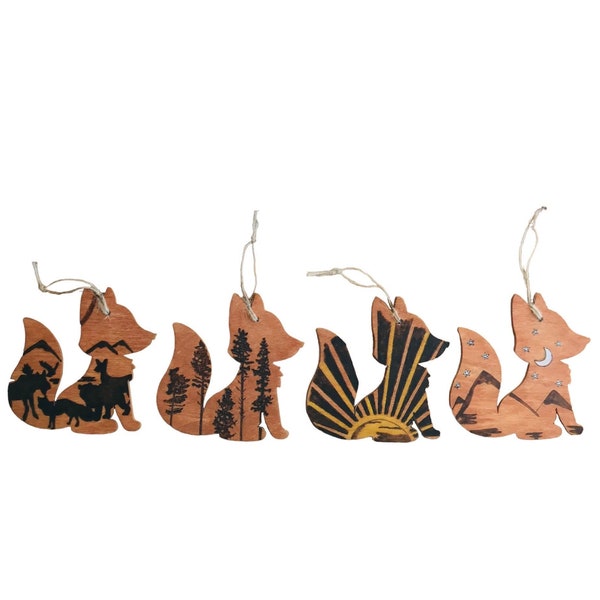 Fox Ornaments - Etsy