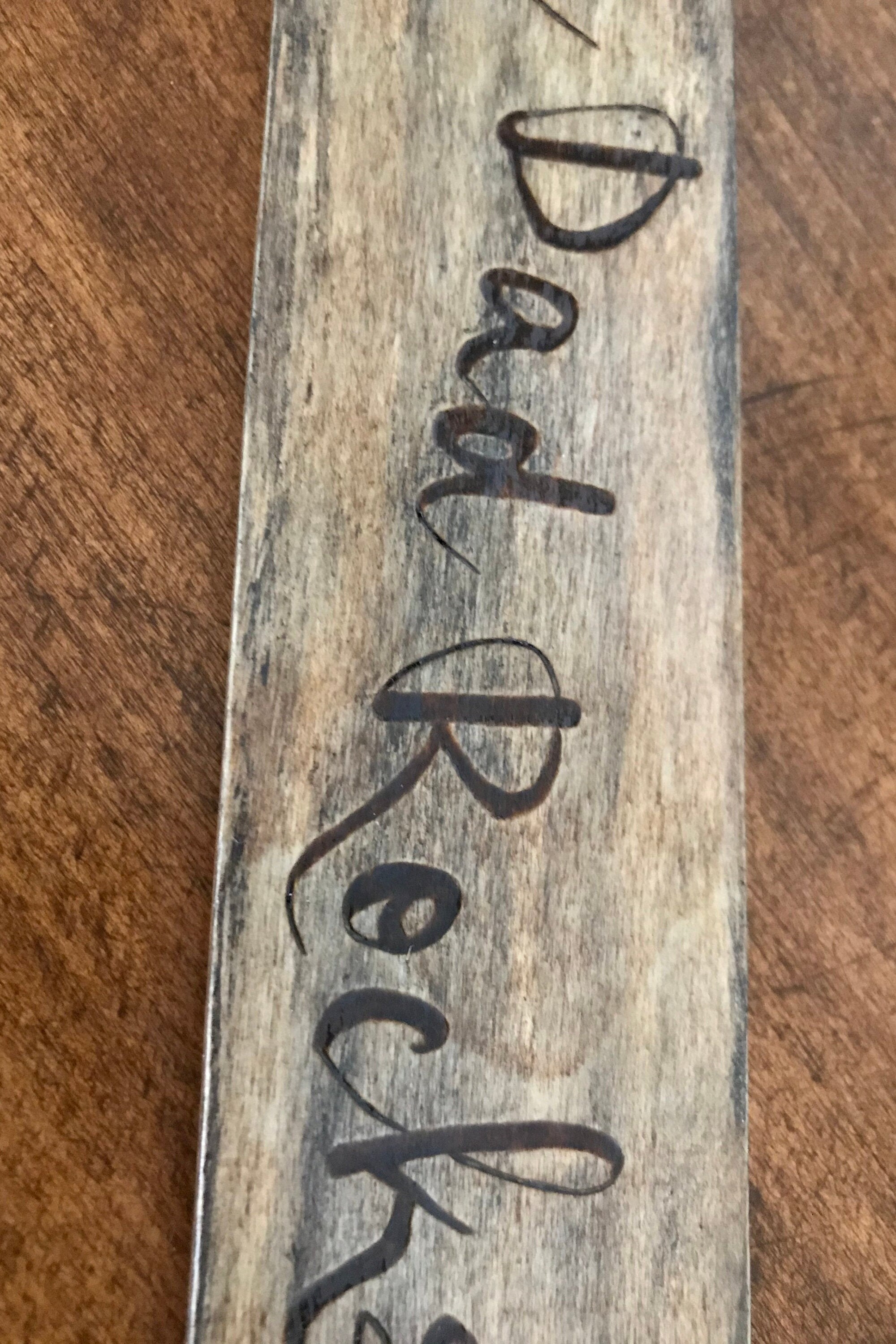 Father's Day Gift/hanging Arrow Sign With Jute Rope/my Dad Rocks! - Etsy