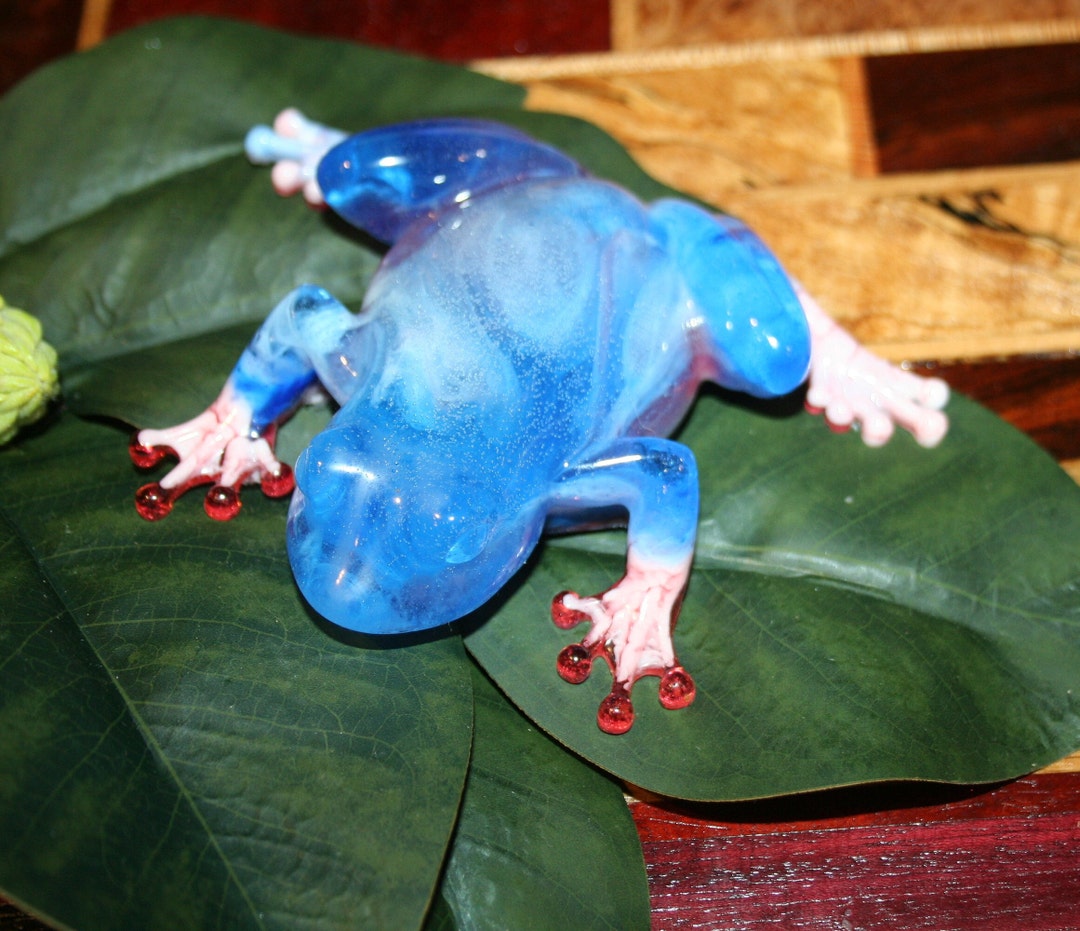 4th of July 2 Resin Frog, Resin Art, Frog, Resin Art, Knick Knack ...