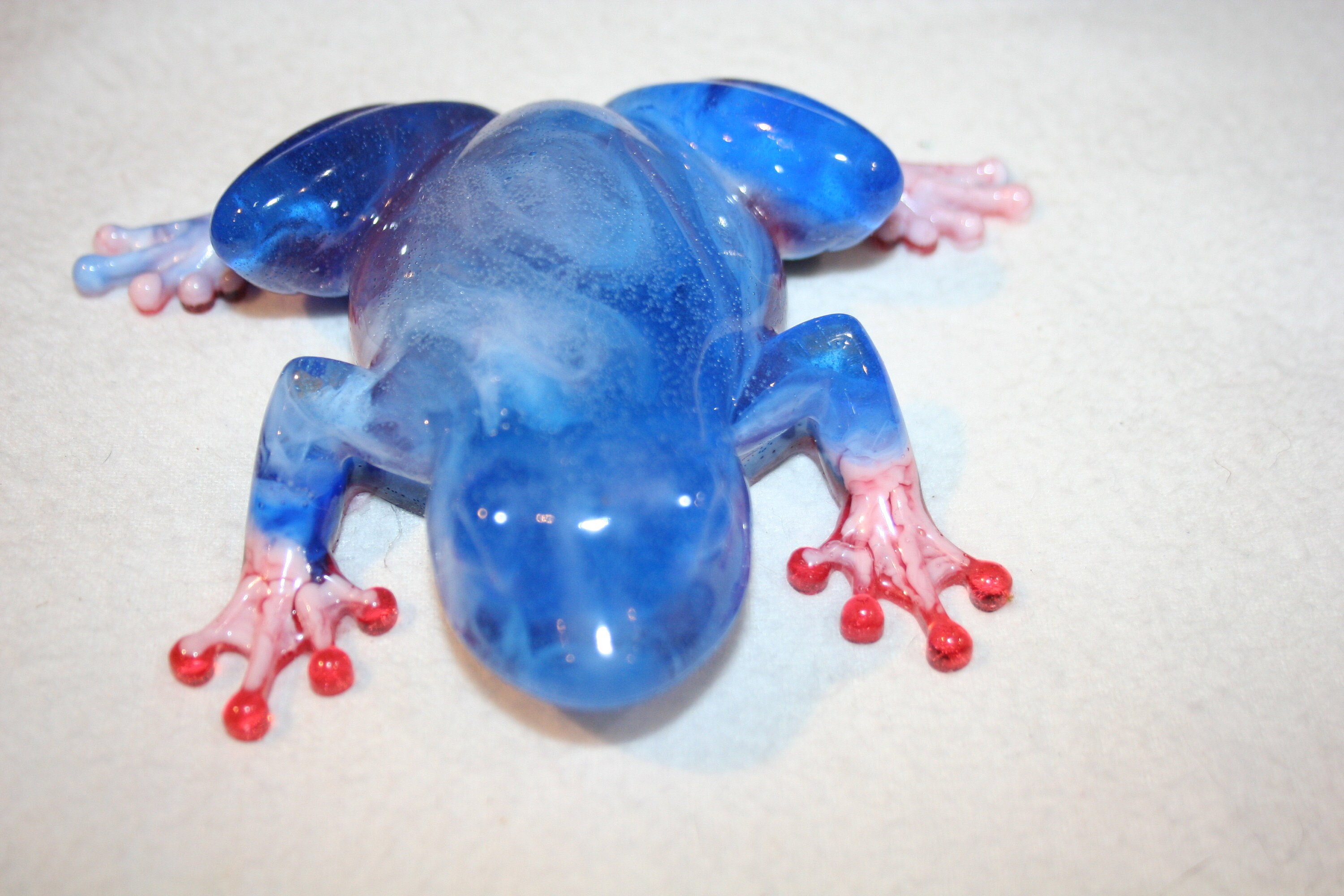 4th of July 2 Resin Frog, Resin Art, Frog, Resin Art, Knick Knack ...