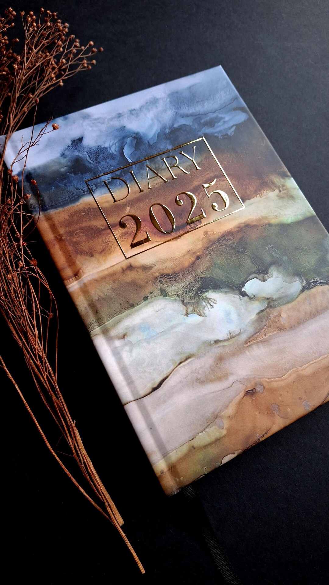 A5 2025 Hardback Diary - Layers of the Lake District Print - Etsy