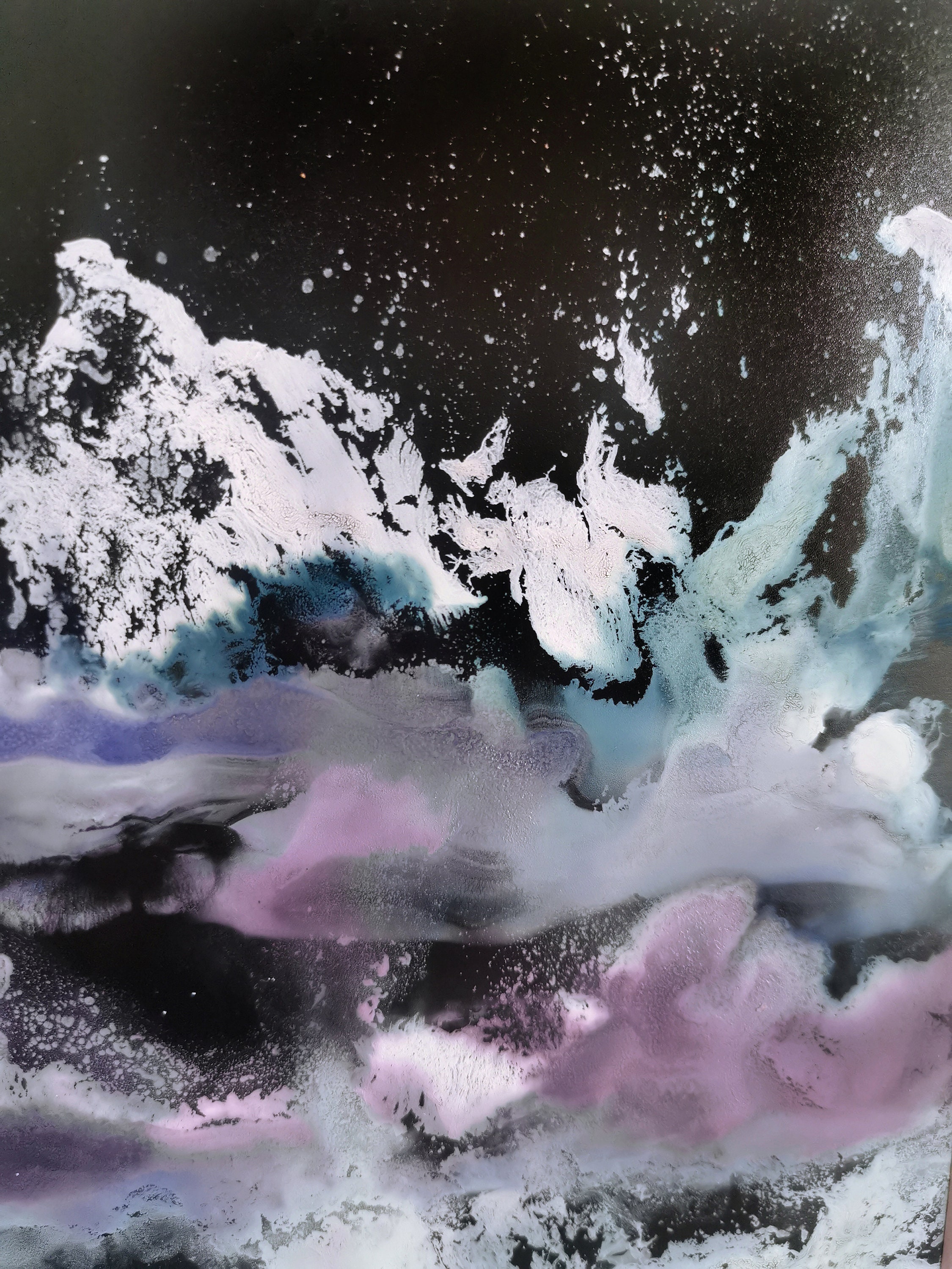 ORIGINAL One of a kind Alcohol Ink Fluid Art Abstract | Etsy