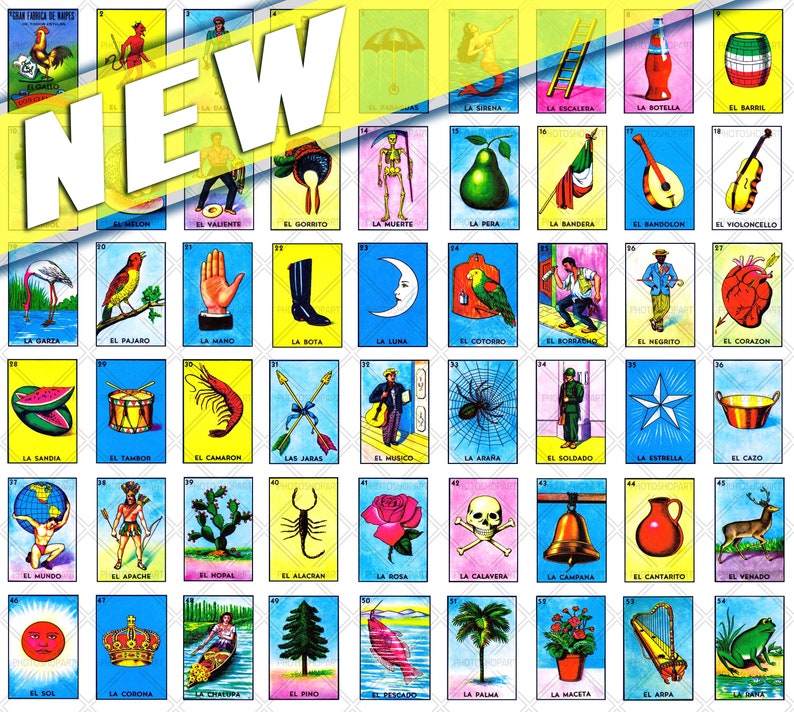 Lista 91 Imagen De Fondo Baraja De Loteria Del 1 Al 54 Para Imprimir 