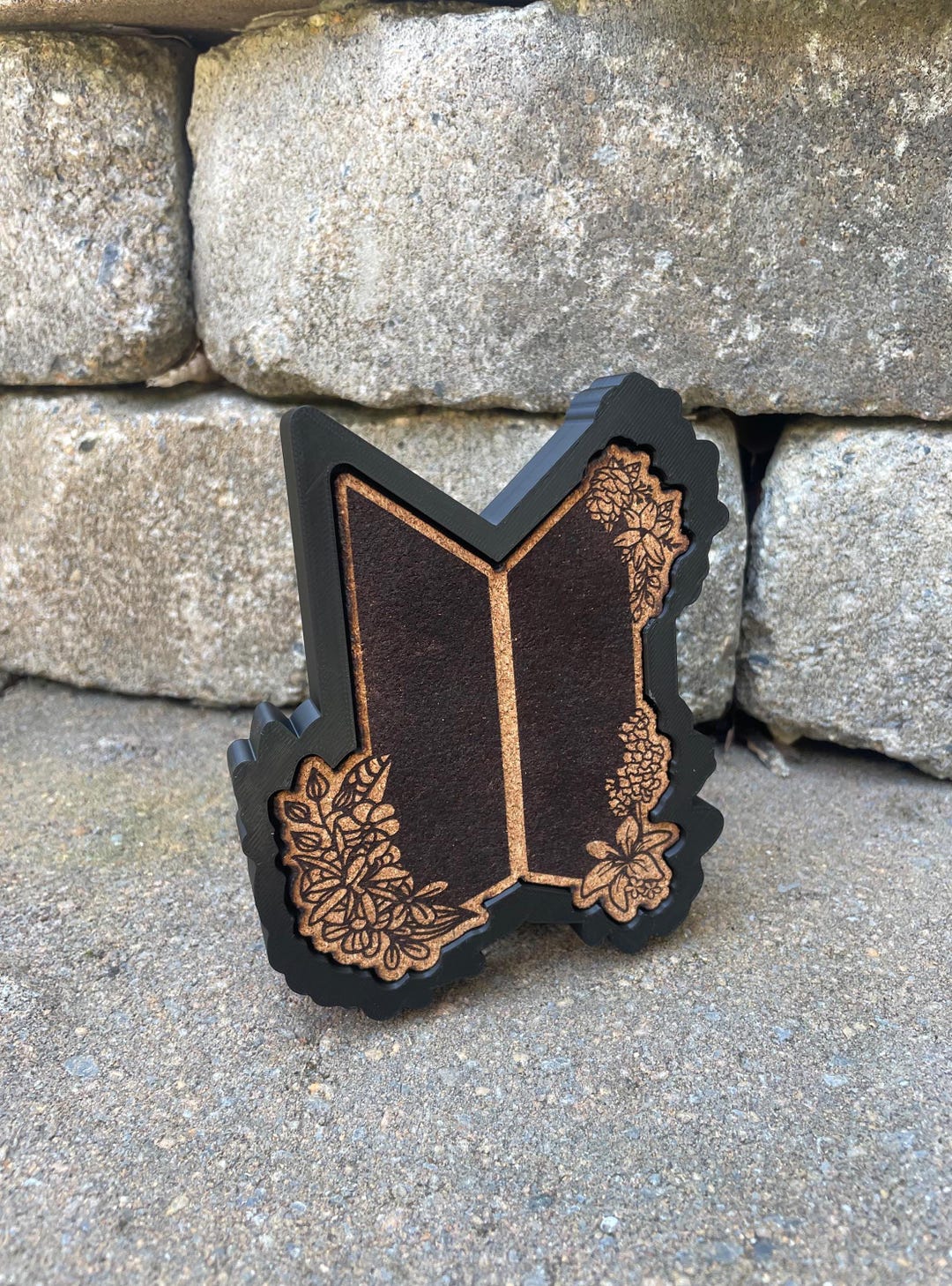 BTS Flower Logo Mini Cork Board - Etsy