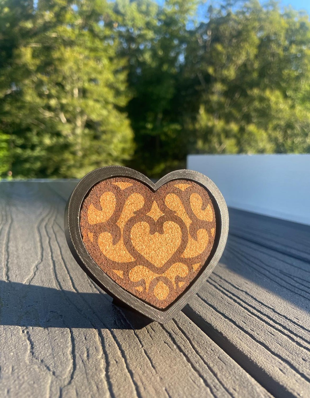 Heart Container Mini Cork Board - Etsy