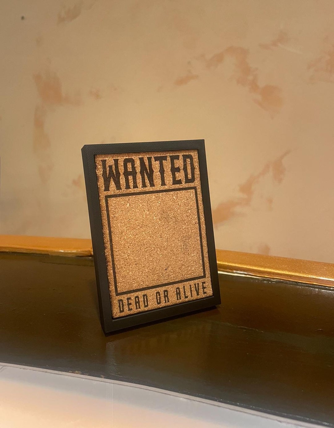 Wanted Poster Mini Cork Board - Etsy