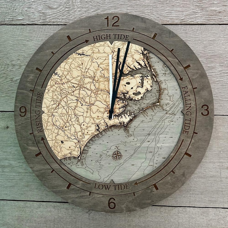 Tide Clock is East Coast - Etsy