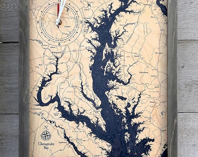 Tide Clock, Ceramic, Ocean Tides, Time, Epic Wave, High Tide, Low Tide ...