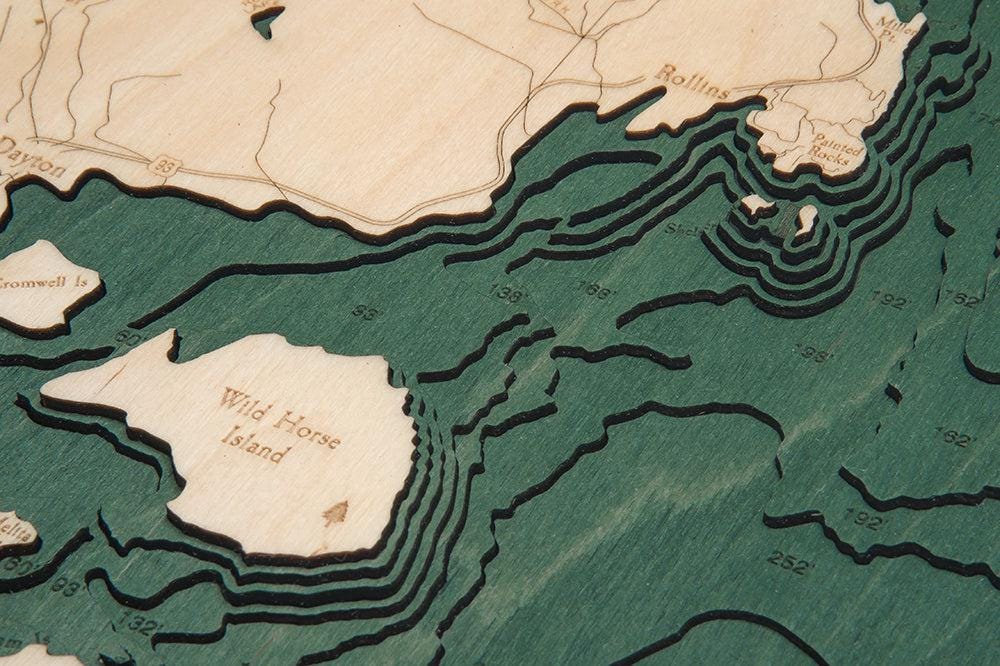 Flathead, MT Wood Carved Map - Etsy