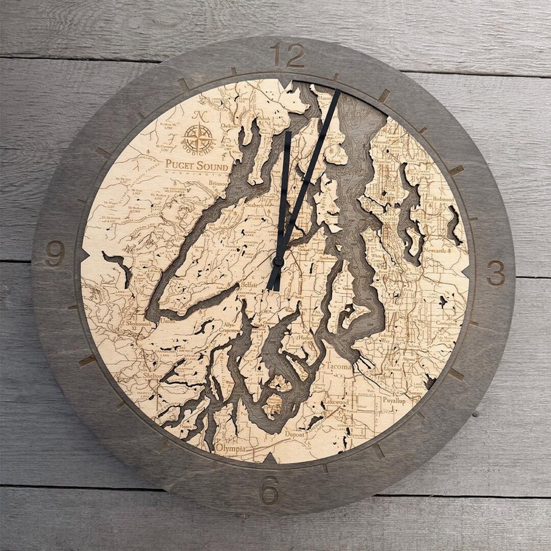 Puget Sound Ring Clock - Etsy
