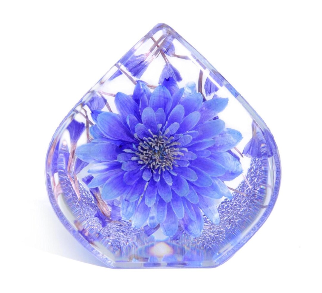 Purple Daisy Teardrop Shape Desk Decoration - Etsy