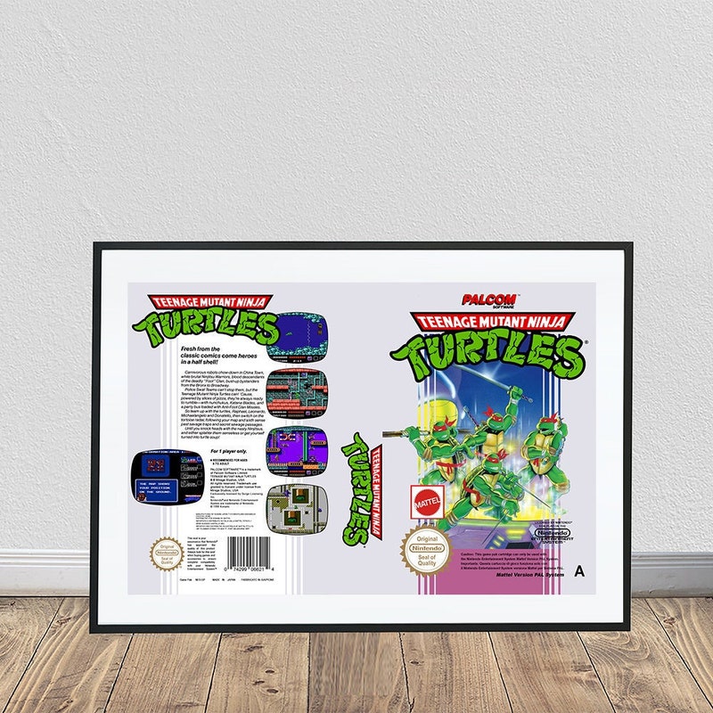 Tmnt Vintage Poster - Etsy