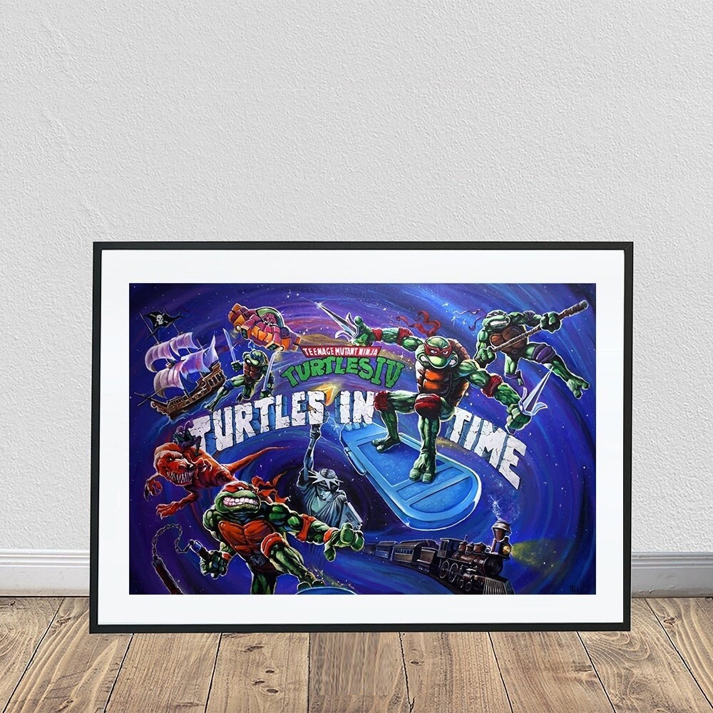 Teenage Mutant Ninja Turtles IV turtles in Time - Etsy
