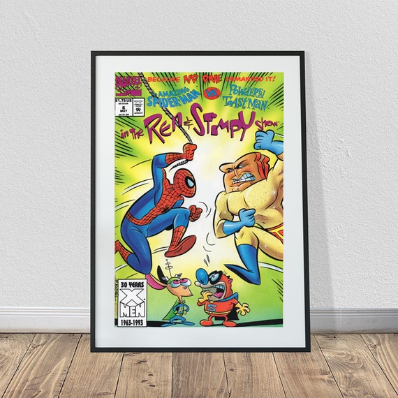 Ren & Stimpy Special Guests Comic Poster 24 X 36 | Etsy