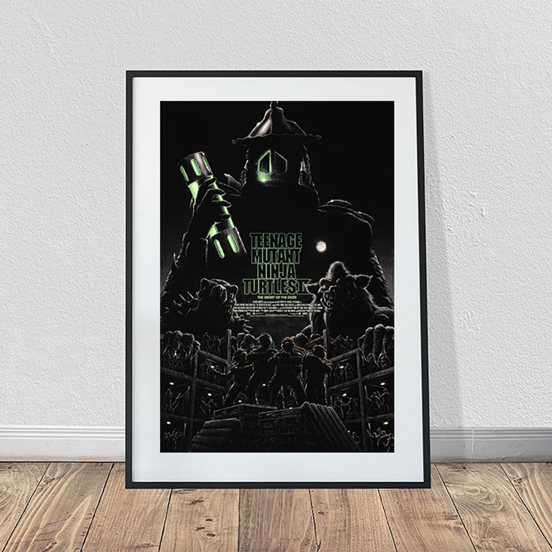 Teenage Mutant Ninja Turtles II Shredder Movie Poster (24" X 36") - Etsy
