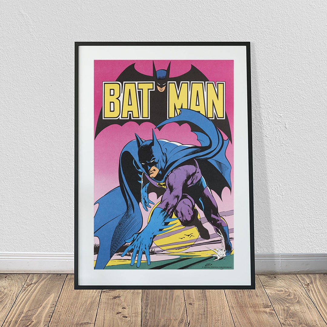 Batman 1973 Comic Vintage Poster (24" X 36") - Etsy
