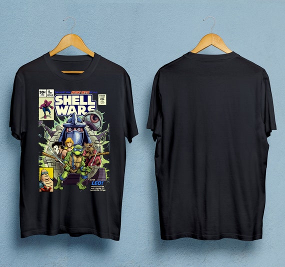 Shell Wars Leonardo Comic T-Shirt - Gem