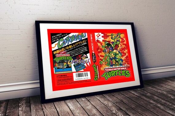 Japanese TMNT II the Arcade Game Poster 24 X 36 | Etsy