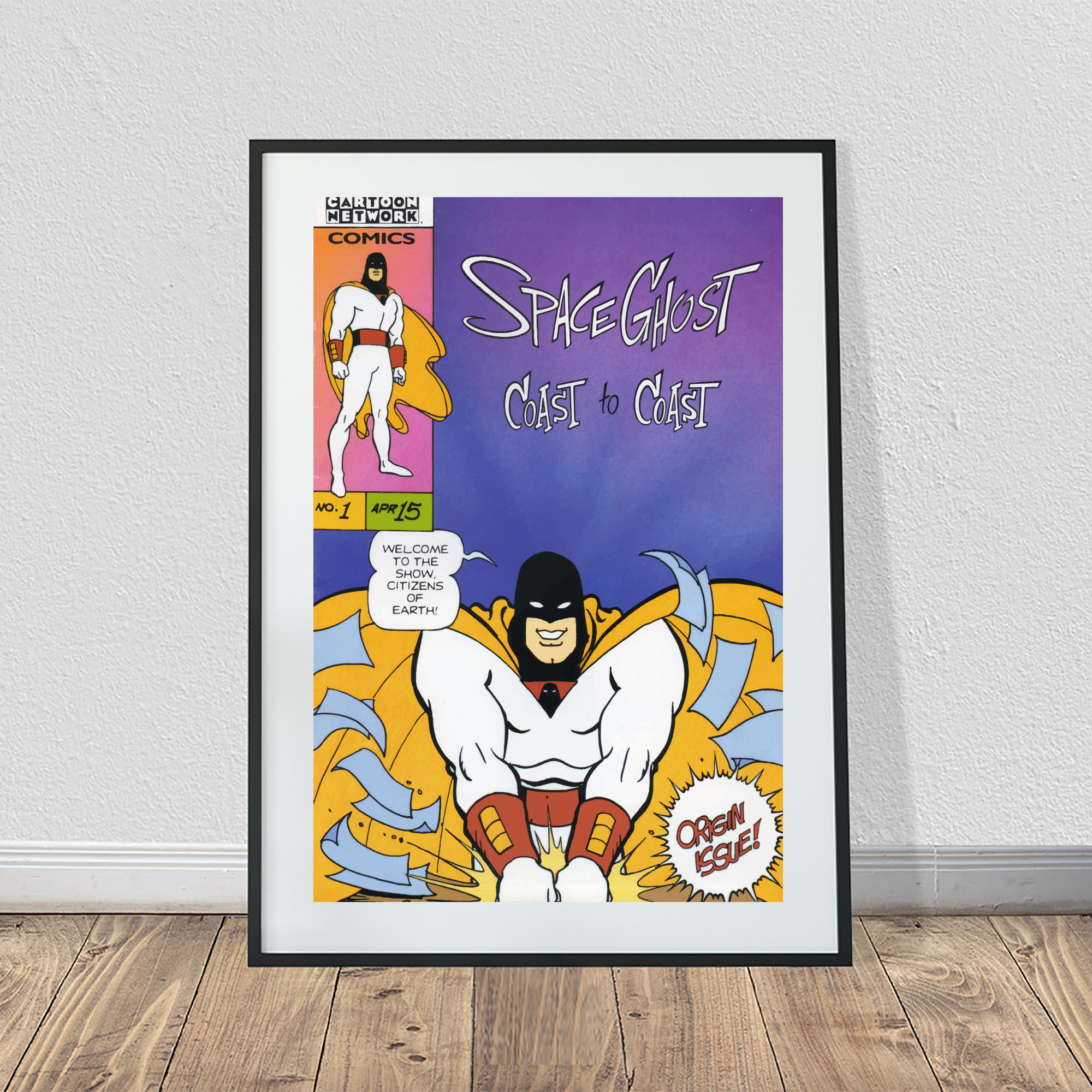 Space Ghost Coast to Coast Comic Poster (24" X 36") - Etsy