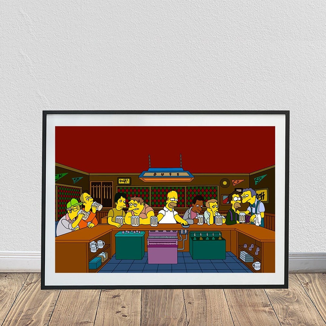 Moes Bar Poster (24" X 36") - Etsy