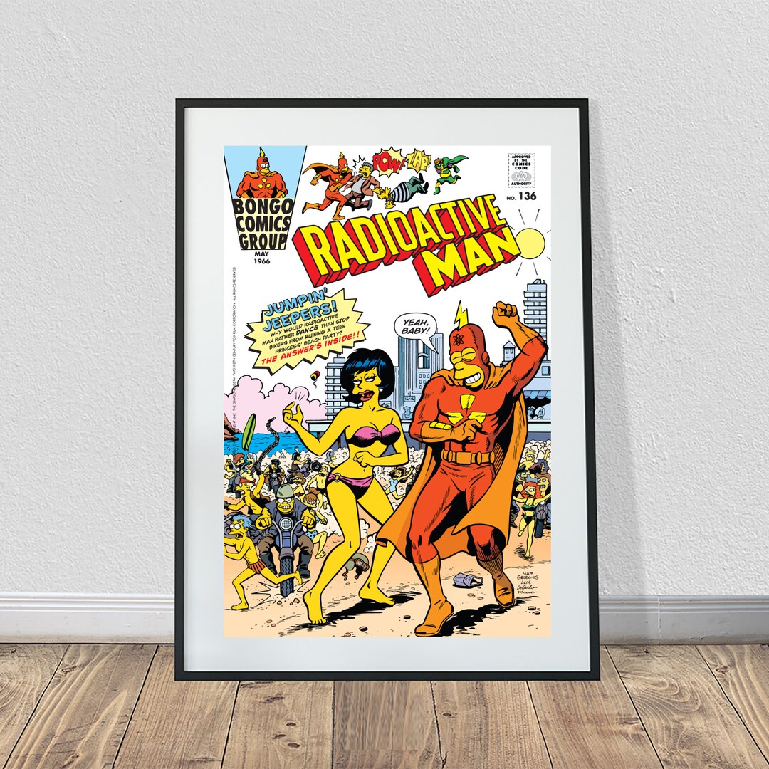 Radioactive Man #136 Comic Poster (24" X 36") - Etsy