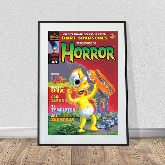 Bart Treehouse of Horror Poster 24 X 36 - Etsy