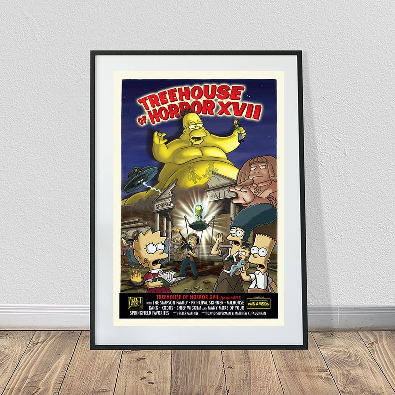 Treehouse of Horror XVII Poster (24" X 36") - Etsy