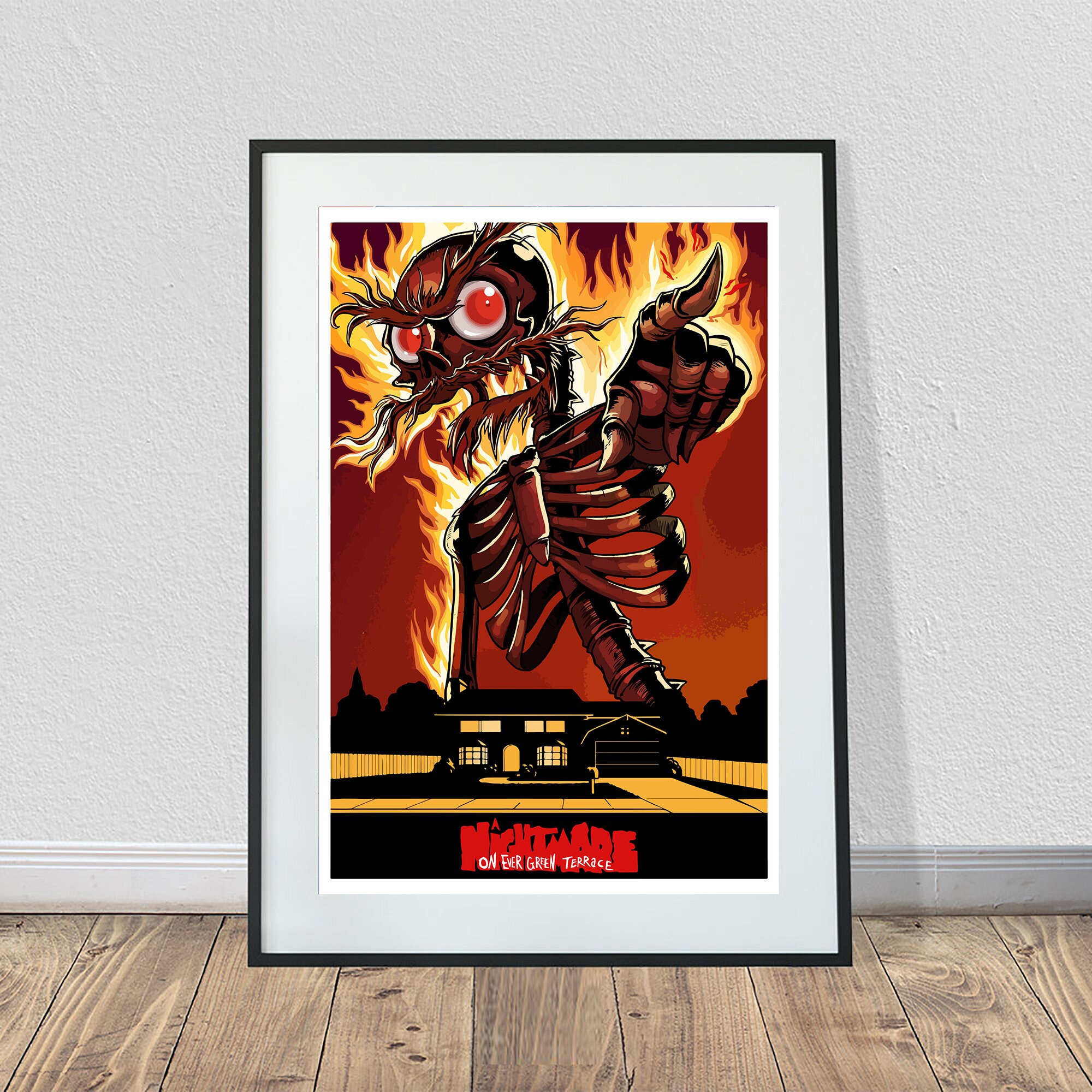 Treehouse of Horror VI Nightmare on Evergreen Terrace Poster - Etsy
