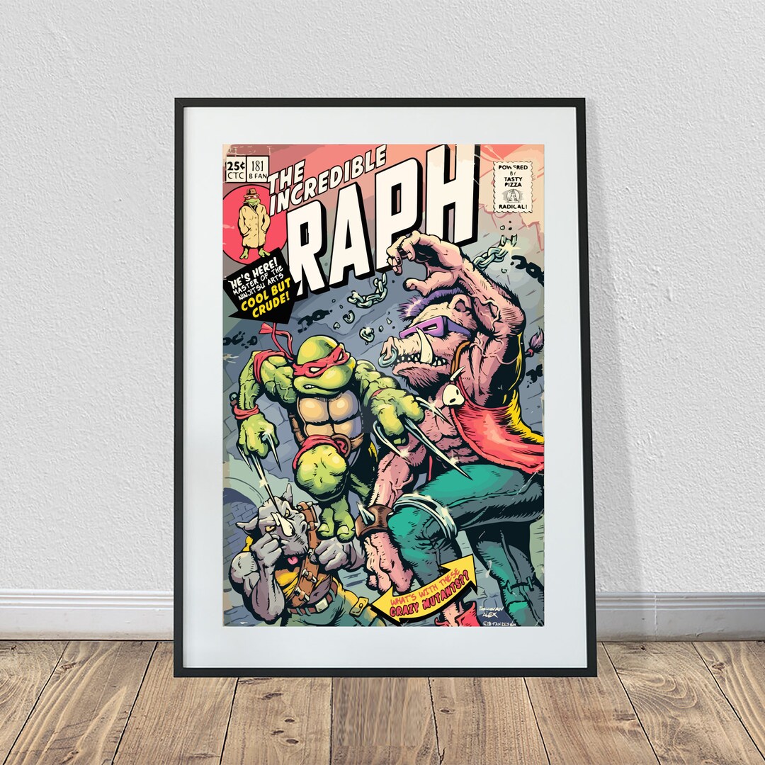 The Incredible Raph Comic Poster 24 X 36 - Etsy