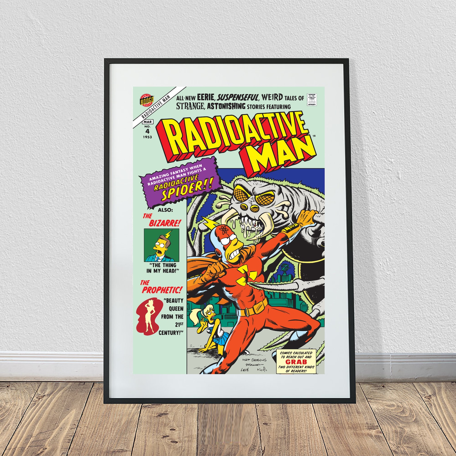 Radioactive Man #4 Comic Poster (24" X 36") - Etsy
