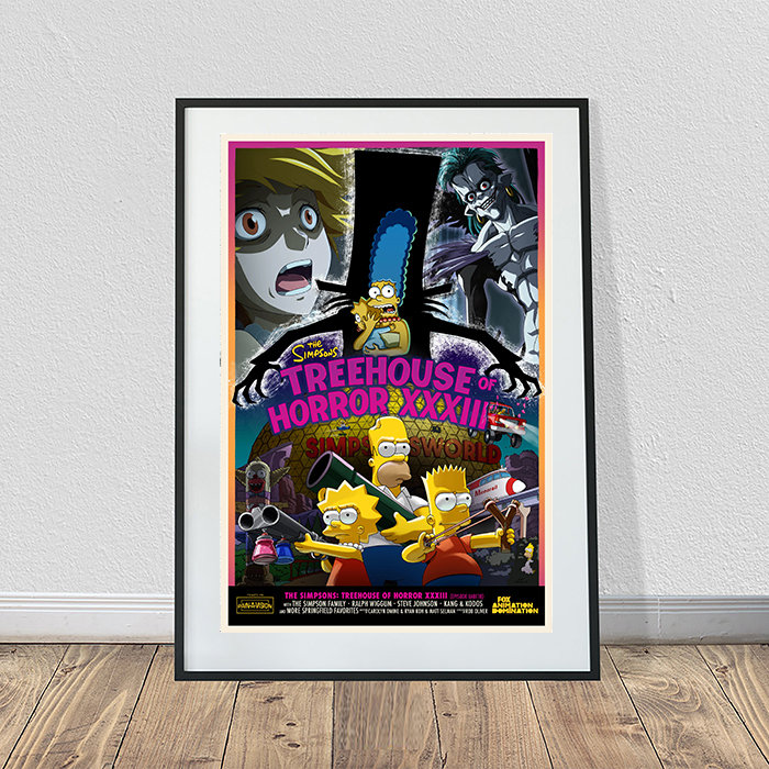Treehouse of Horror XXXIII Poster 24 X 36 - Etsy