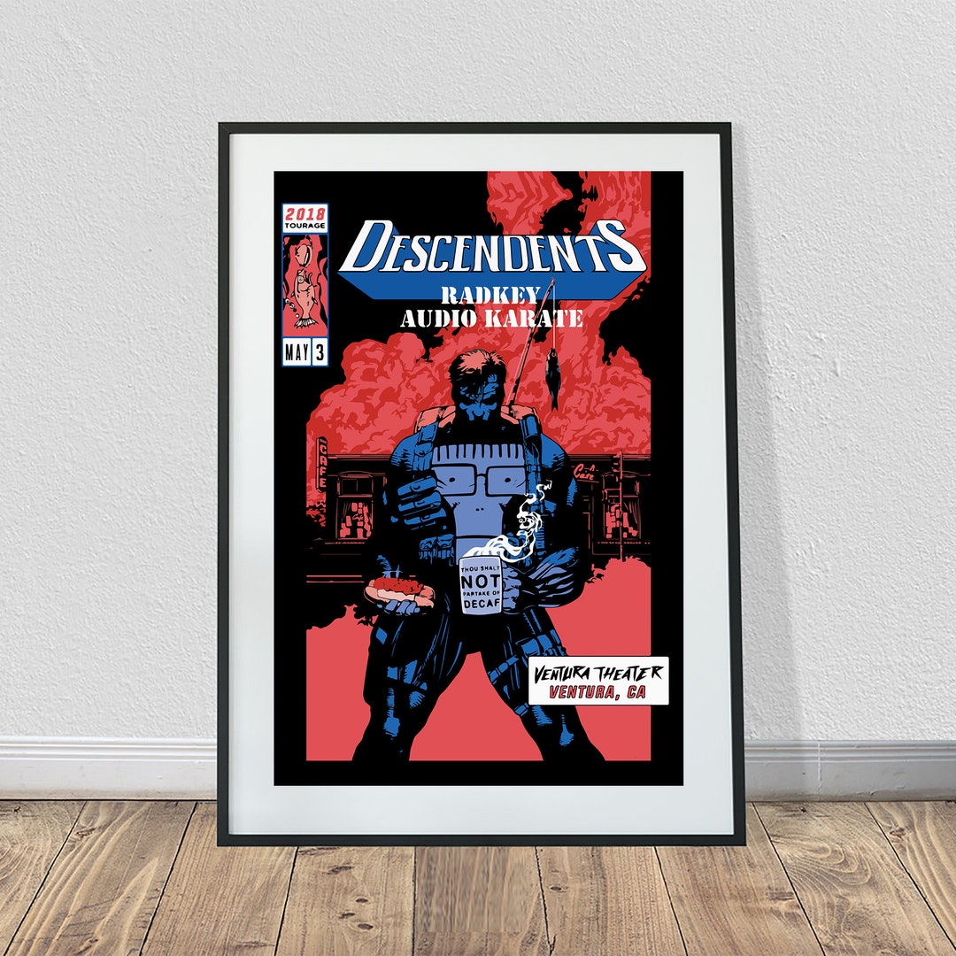 Descendents Ventura Theater 2018 Poster (24"x36") - Etsy