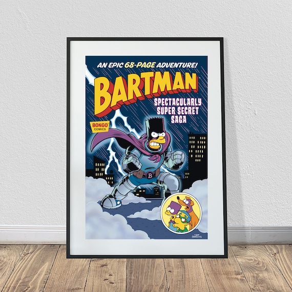 Bartman Comic Poster 24 X 36 | Etsy