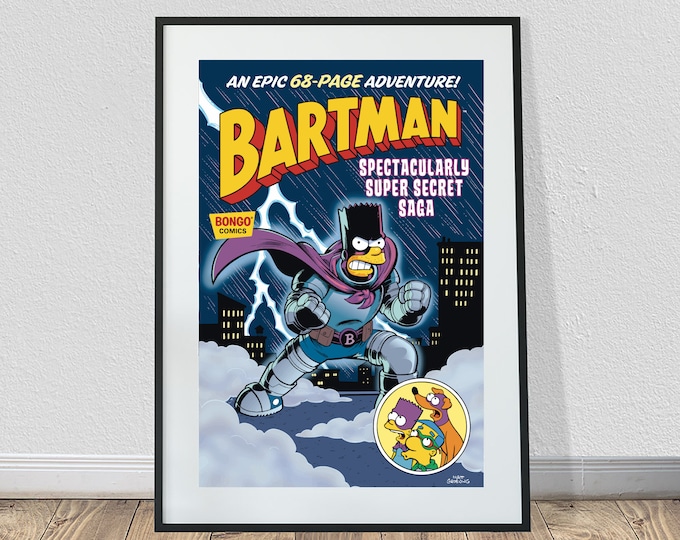 Bartman Comic Poster (24" X 36") - Etsy