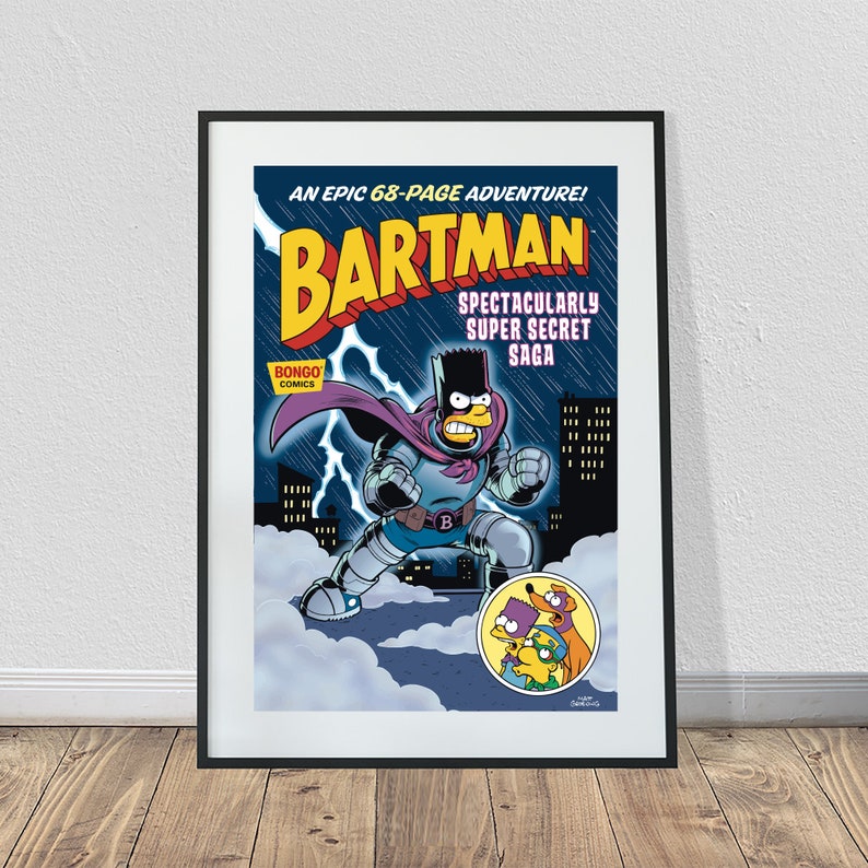 Bartman Comic Poster (24" X 36") - Etsy