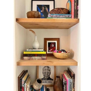 7 Inch Deep SOLID ALDER Floating Shelves - Etsy